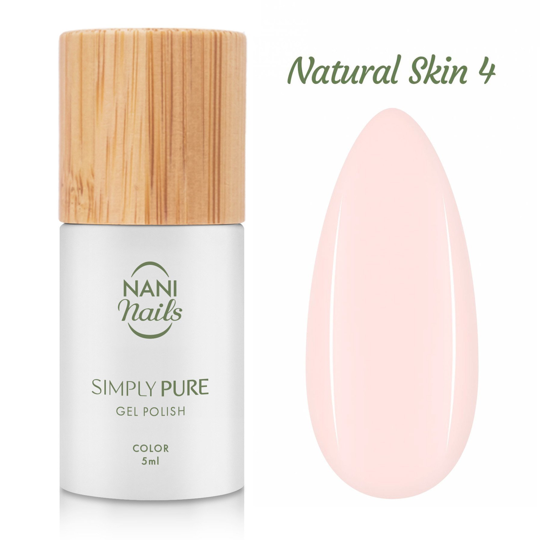 NANI gel lak Simply Pure 5 ml - Natural Skin - NaniNails.cz