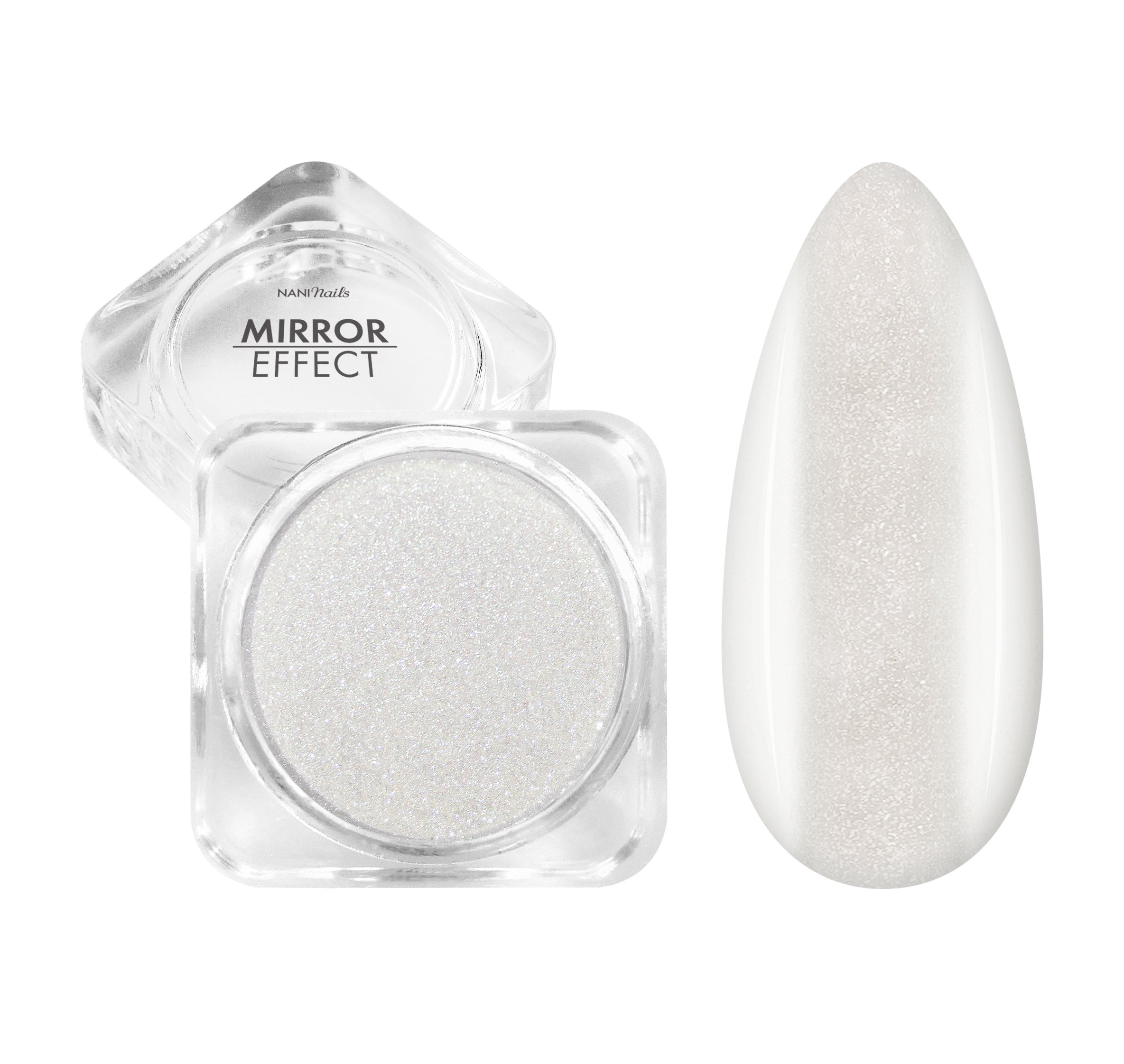 Pigment za nohte z efektom sijaja NANI Mirror Effect – Pearl - NaniNails.si